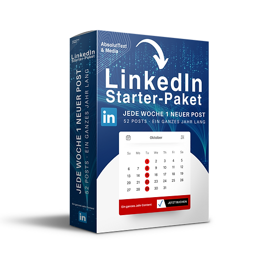LinkedIn Starter-Paket 24 | AbsolutText & Media